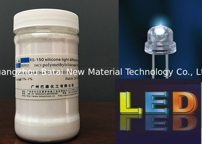 1.5 Micrometer PC silicone Light Diffusing Agent / silicone Resin Powder TDS SGS KS-150