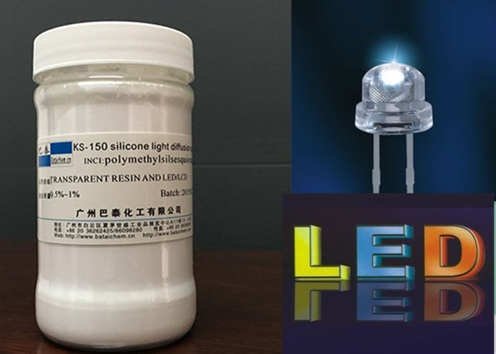 1.5 Micrometer PC silicone Light Diffusing Agent / silicone Resin Powder TDS SGS KS-150
