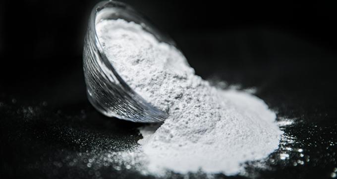 White silicone resin powder